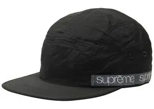 Supreme Tonal Taping Camp Cap - Black