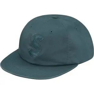 Supreme Tonal S Logo 6-panel Cap - Slate