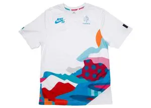 Nike X Parra France Federation Kit Crew Jersey - White/neptune Blue