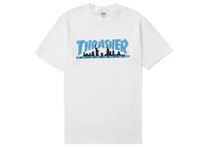 Supreme Thrasher Skyline Tee Shirt - White