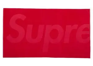 Supreme Tonal Logo Towel - Red
