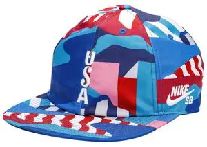 Nike X Parra Usa Federation Kit Skate Cap - Brave Blue/white