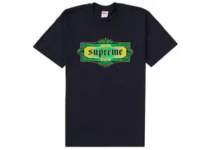 Supreme Top Shotta Tee Shirt - Navy Blue