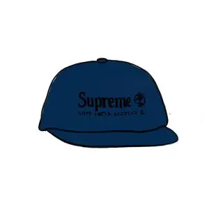 Supreme Timberland 6-panel Cap - Navy Blue