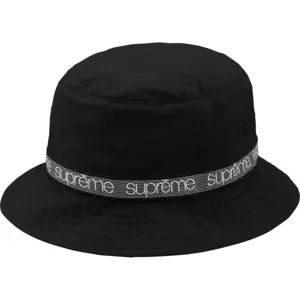 Supreme Tonal Taping Bucket Hat - Black