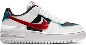 Nike Air Force 1 Low Shadow Sneakers - Summit White/bleached Aqua/black