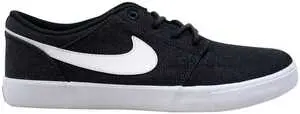 Nike Sb Portmore Ii Solar Canvasin Sneakers - Anthracite/white Black