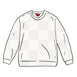 Supreme Tonal Checkerboard Small Box Sweater