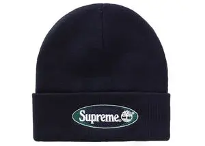 Supreme Timberland Beanie - Navy Blue