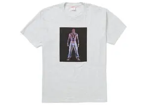 Supreme Tupac Hologram Tee Shirt - Ash Grey