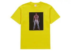 Supreme Tupac Hologram Tee Shirt - Yellow