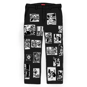 Supreme Toshio Saeki Work Pant - Black