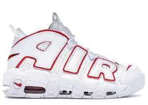 Nike Air More Uptempo Outline Sneakers White/varsity Red