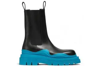 Bottega Veneta Tire High Boots - Black/blue