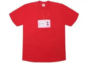 Supreme Tv Tee Shirt - Red