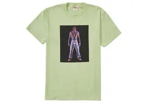 Supreme Tupac Hologram Tee Shirt - Pale Mint