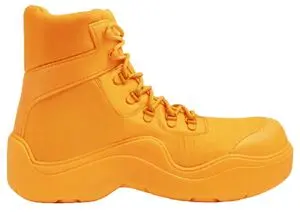 Bottega Veneta Puddle Bomber Ankle Boots - Orange