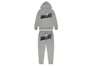 Trapstar Shooters 2.0 Hoodie Tracksuit - Grey/blue