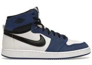 JORDAN 1 Retro Ajko High-top Sneakers - Storm Blue/white/black