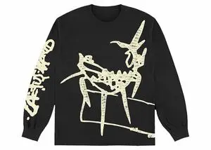 TRAVIS SCOTT Barbed Wire Long Sleeve Tee Shirt