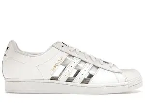 Adidas Superstar Sneakers With Transparent Stripes - Cloud White/core Black