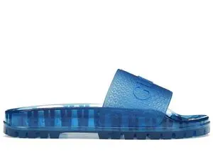 Adidas X Gucci Adilette Slide - Blue