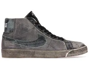 Nike Blazer Mid Faded Sneakers - Black/light Dew/coconut Milk