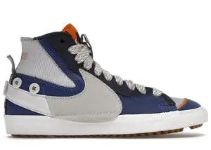 Nike Blazer Mid Jumbo Voodooin Sneakers - Sail/navy Blue