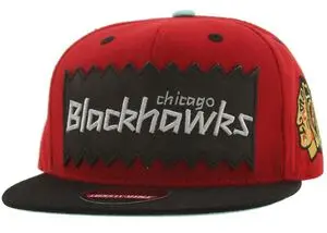 American Needle Chicago Hawks Nhl Retro Snapback Cap - Red/black