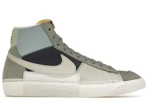 Nike Blazer Mid Pro Club Remastered Sneakers - Mica Green/midnight Navy Blue/light Bone