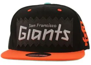 American Needle San Francisco Giants Retro Snapback Cap - Black/orange