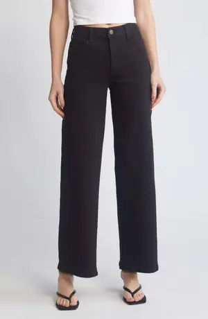 FRAME Le Slim Palazzo High-waist Wide-leg Jeans