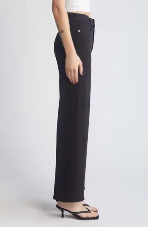 FRAME Le Slim Palazzo High-waist Wide-leg Jeans