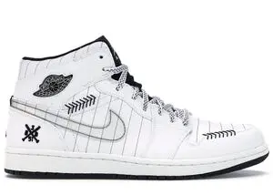JORDAN Jordan 1 Retro Opening Day Sneakers White/black/silver