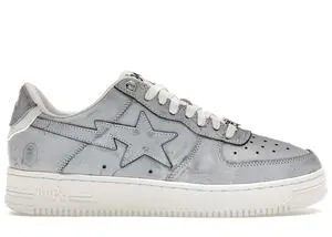 A BATHING APE Sta Wear Away Paint Sneakers - Black