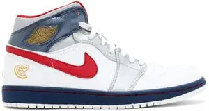 JORDAN 1 Retro Olympic Sneakers - White/varsity Red Midnight Navy Blue/metallic