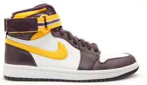 JORDAN 1 Retro High Strap Sneakers - Grand Purple/varsity Maize/white