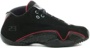 JORDAN 21 Og Low Bred Sneakers - Black/metallic Silverone-colorvarsity Red