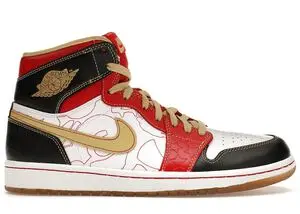 JORDAN 1 Retro Xq - Black/gold Dust/sport Red