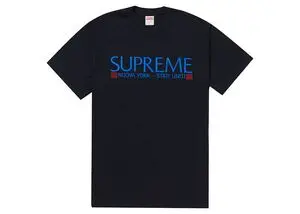 Supreme Nuova York Tee Shirt - Navy Blue