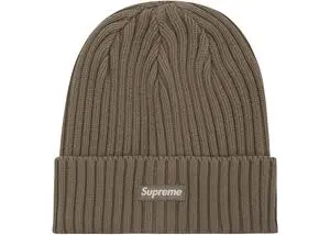 Supreme Overdyed Beanie - Taupe
