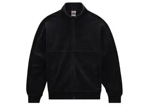 Supreme Nike Velour Track Jacket - Black