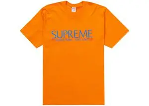 Supreme Nuova York Tee Shirt - Orange