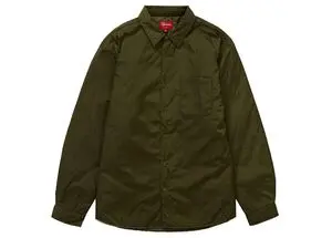 Supreme Nylon Filled Shirt - Olive