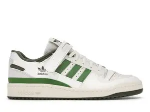 Adidas Forum 84 Low Sneakers - White/crew Green/wild Pine