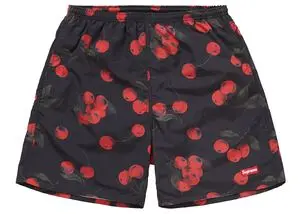 Supreme Nylon Water Short (ss19) Black Cherry