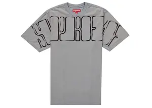 Supreme Overprint Knockout Top - Slate