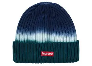 Supreme Overdyed Beanie - Teal Tie Dye