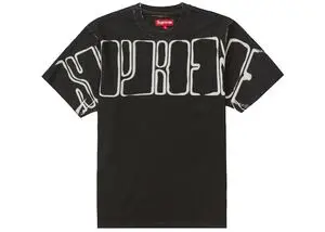 Supreme Overprint Knockout Short Sleeve Top