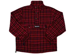 Supreme Nylon Plaid Pullover